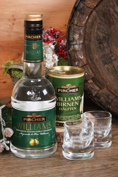 Pircher Williams Birne Geschenkset - Pircher Schnaps aus Südtirol