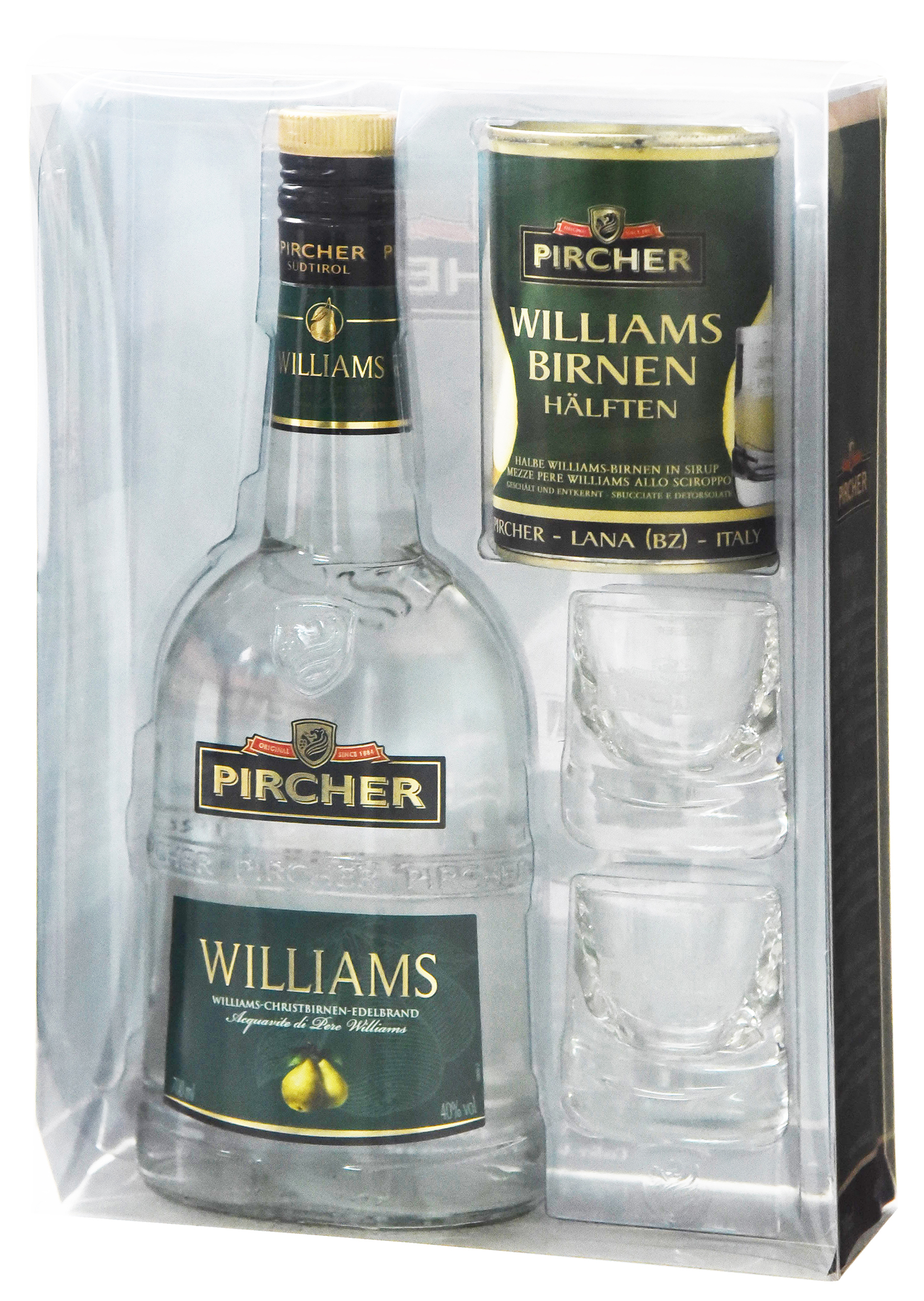Pircher Williams Birne Geschenkset - Pircher Schnaps aus Südtirol